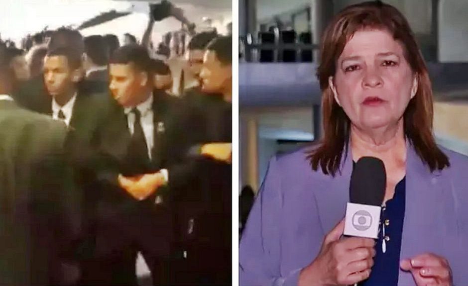 Repórter da Globo leva murro durante entrevista ao presidente ...
