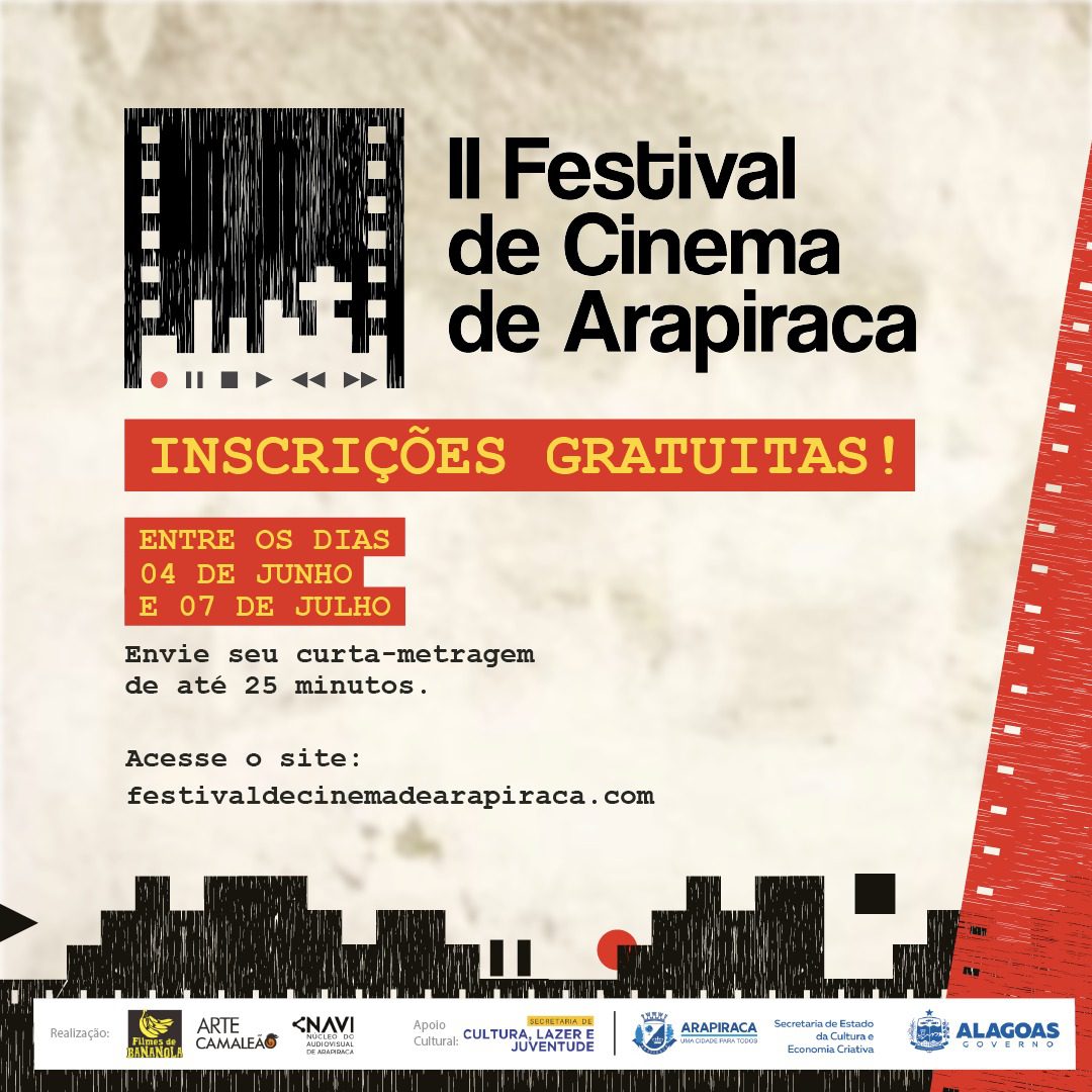 Sétima Arte: inscrições abertas parao II Festival de Cinema de ...